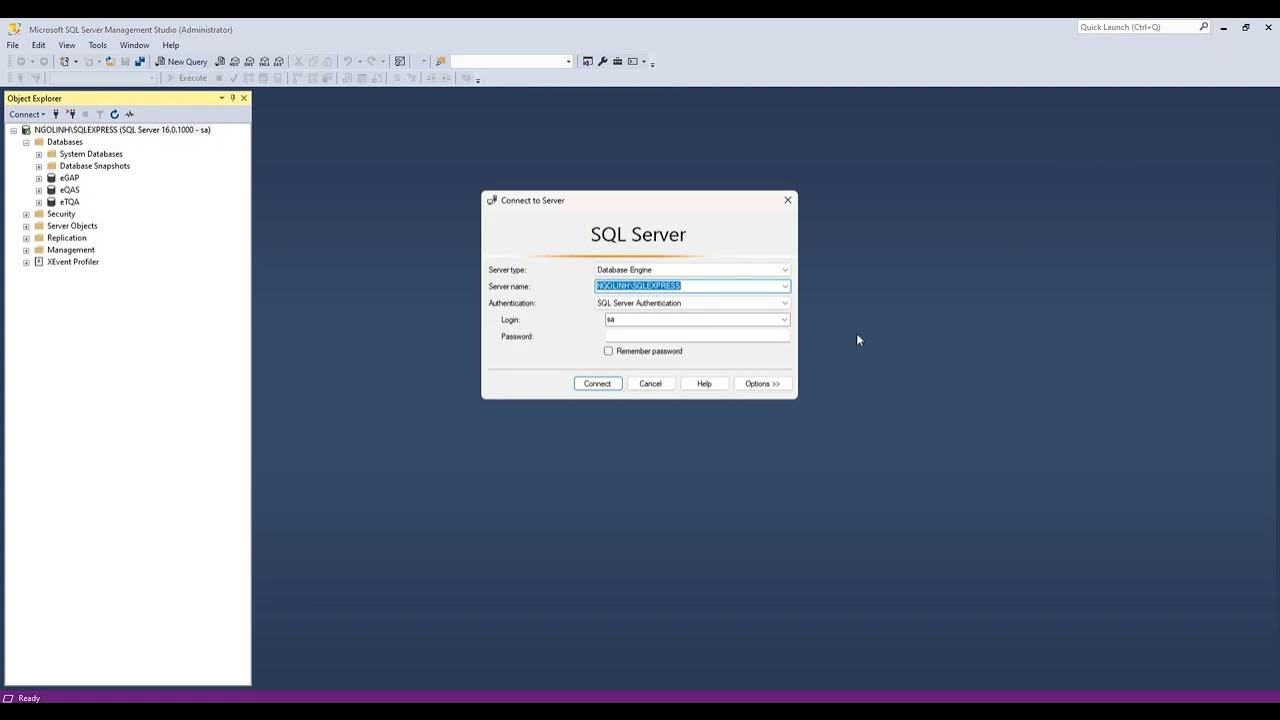 [ASP NET CORE MVC] Lab 02: Kết nối với SQL Server và tạo Area dành cho quản trị viên - YouTube
