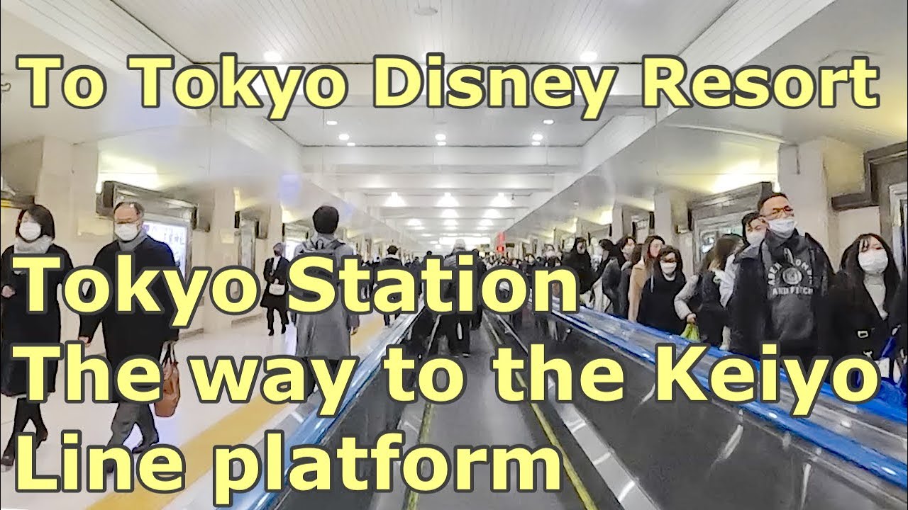 Inside Tokyo Station, all the way to the Keiyo Line heading to Tokyo ...