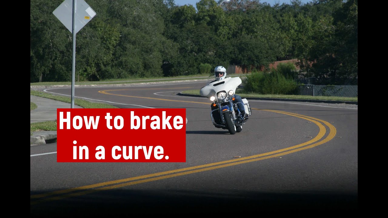 How to safely brake in a curve. - YouTube