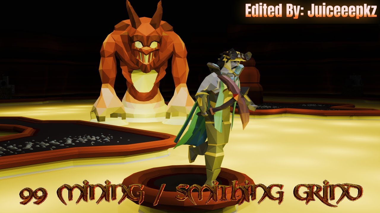 OSRS 99 MINING / SMITHING GRIND (SKILLER POV) - YouTube