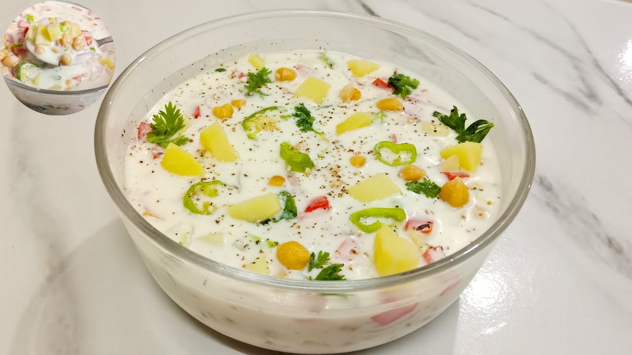 Mix Vegetable Raita | Summer Special Raita Recipe | Alu ka Raita @Ami ...