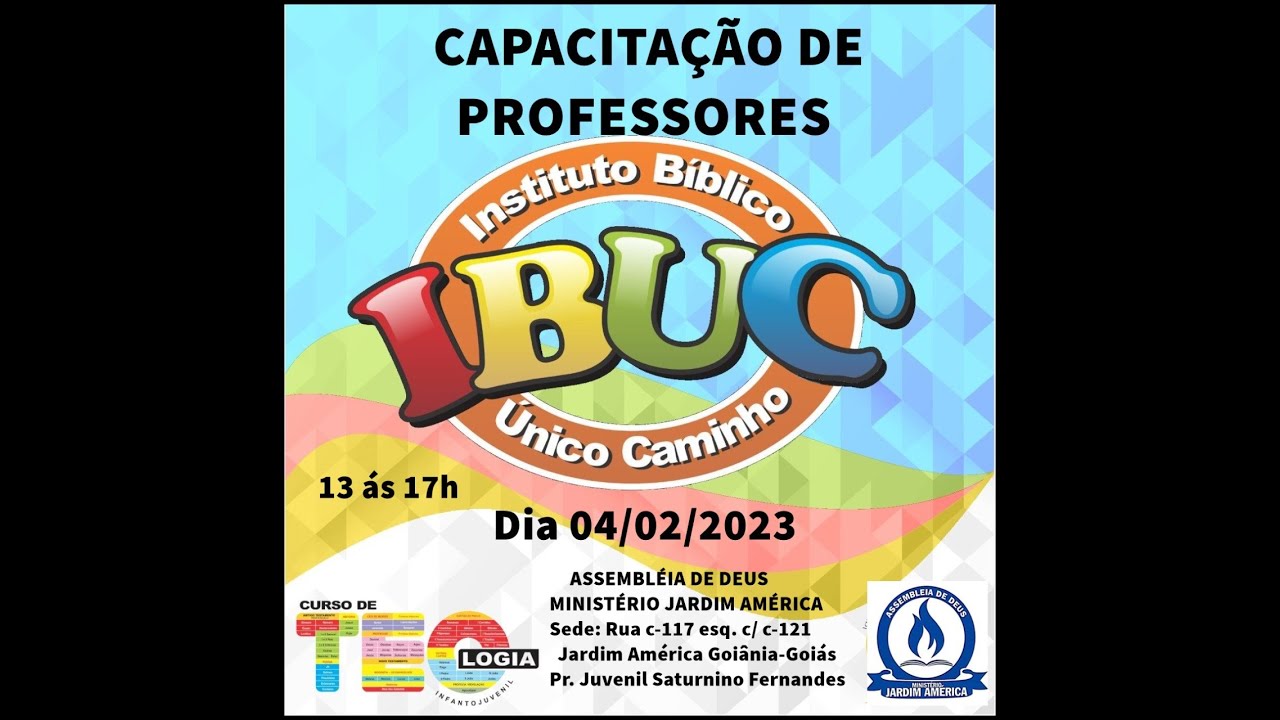 Capacitação de Professores IBUC | DIADEMJA - YouTube