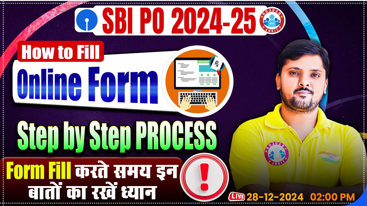 SBI PO 2024-25 Notification | SBI PO Form Fill Up 2024 Step by Step ...