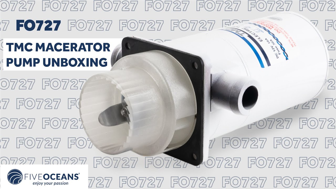 FIVEOCEANS TMC MACERATOR PUMP UNBOXING - YouTube