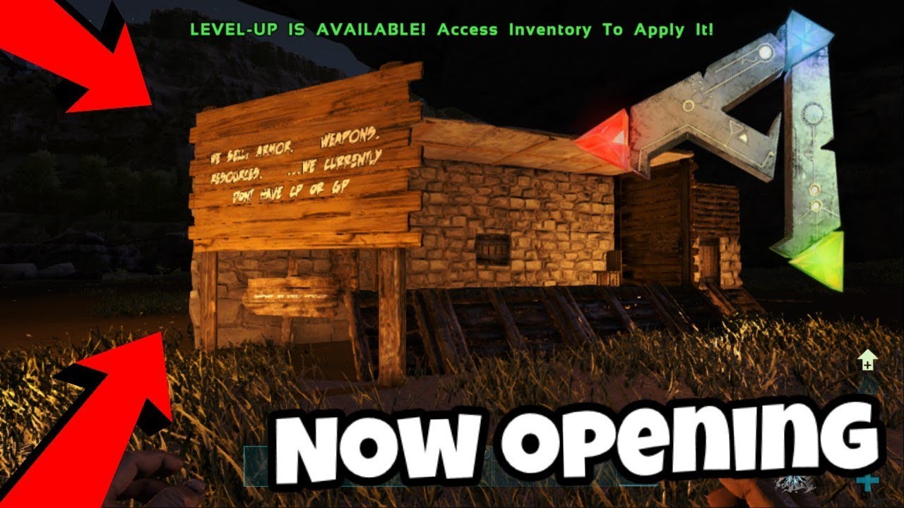 BUILDING A SHOP IN ARK, BUSY DAY. - ark survival evolved - YouTube