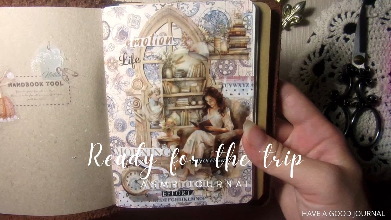 ASMR Journal | Ready for the trip | Have a good journal - YouTube