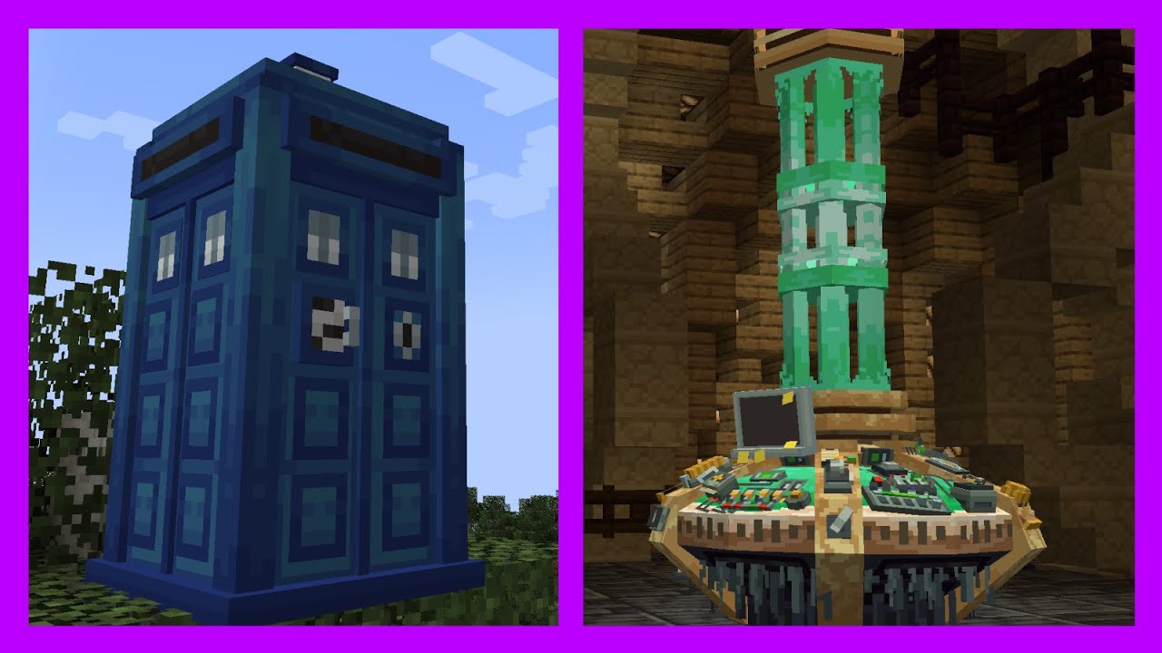 [1.19.2 Forge/Fabric] TARDIS Refined: The 10th Doctor's TARDIS - YouTube