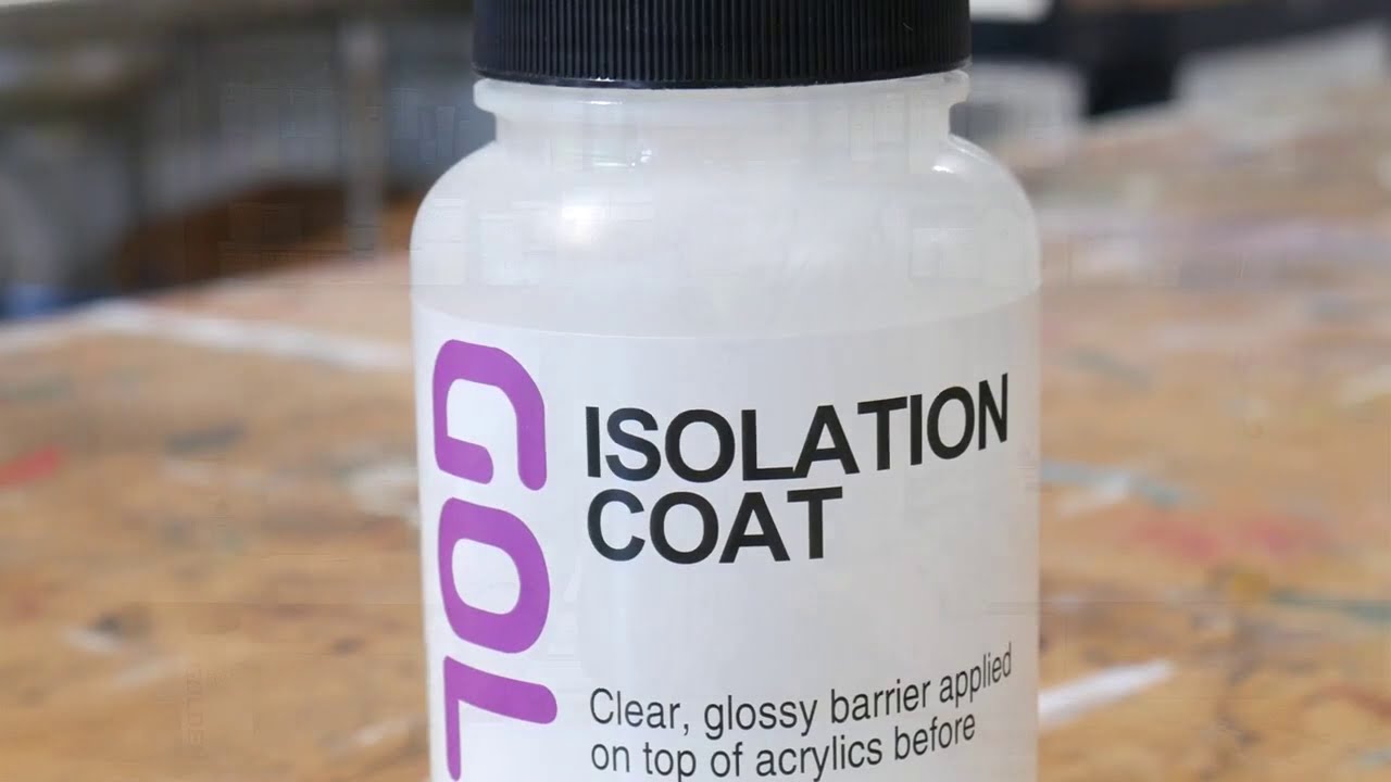 Golden Artist Colours: Isolation Coat Application For Small Paintings ...