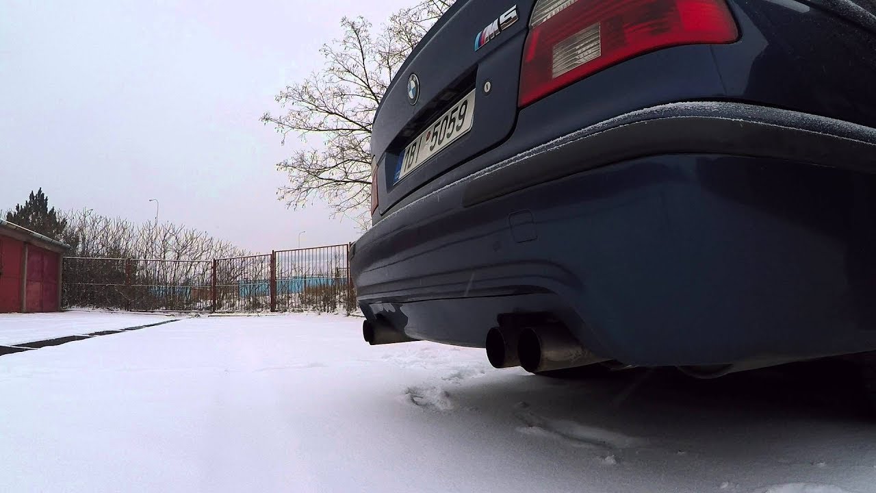 BMW E39 540i Exhaust - YouTube