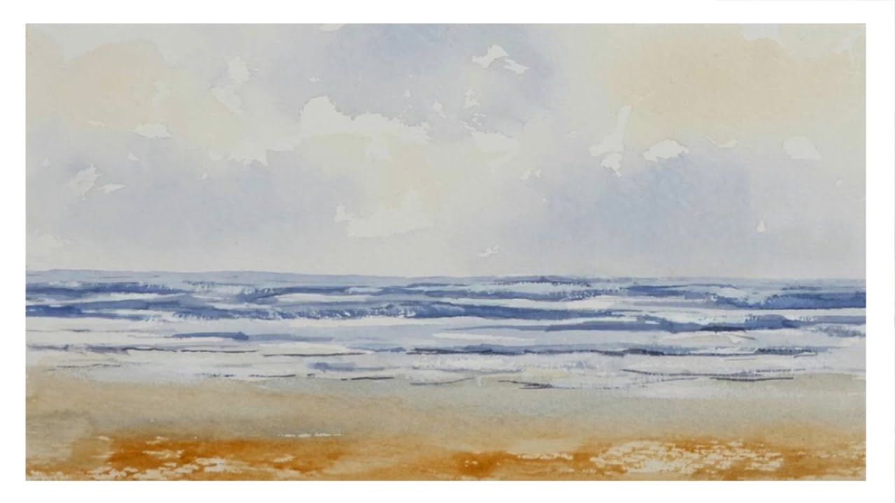 Two colour exercise for beginners in watercolour. - YouTube