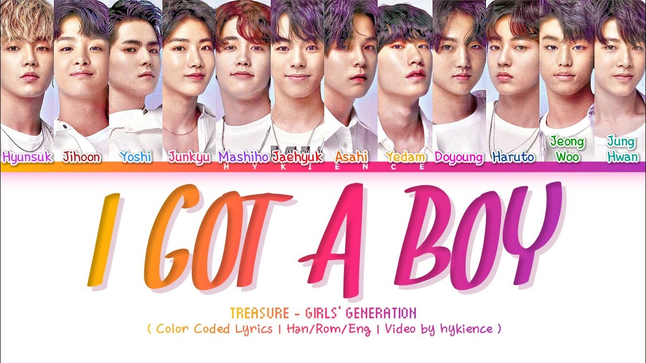 TREASURE (트레저) - 'I GOT A BOY' (Girls' Generation | How Would | Color ...