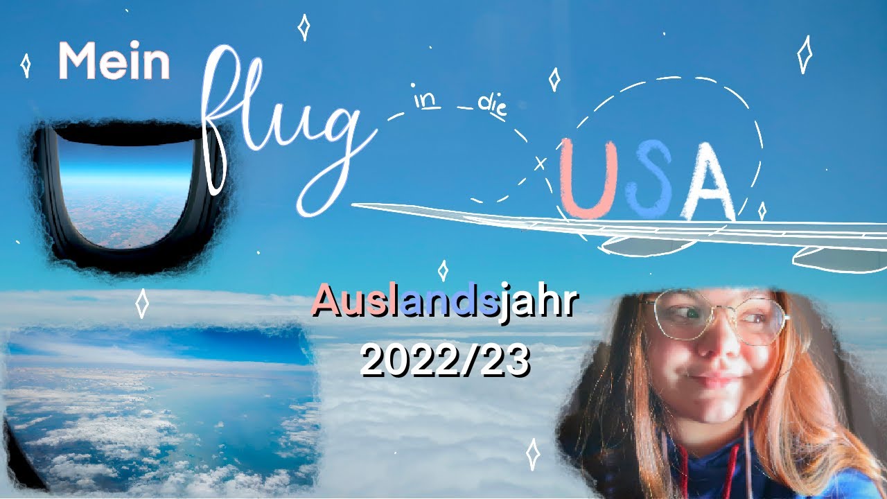MEIN FLUG IN DIE USA 🇺🇸 ️ I Au Pair 2022/23 🇺🇸 I Selina Marie 💗 - YouTube