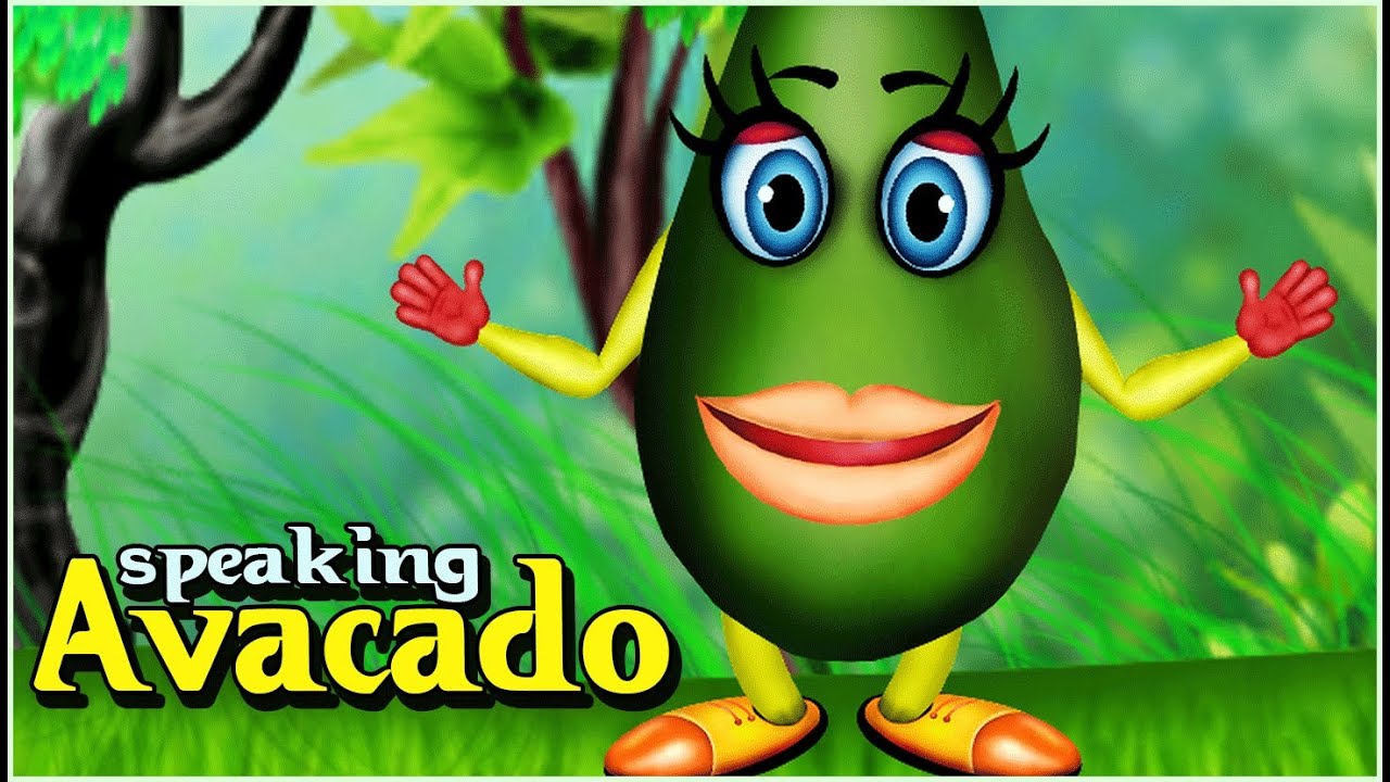 The Speaking "Avocado" | English Kids Animation - Animated / Cartoon ...