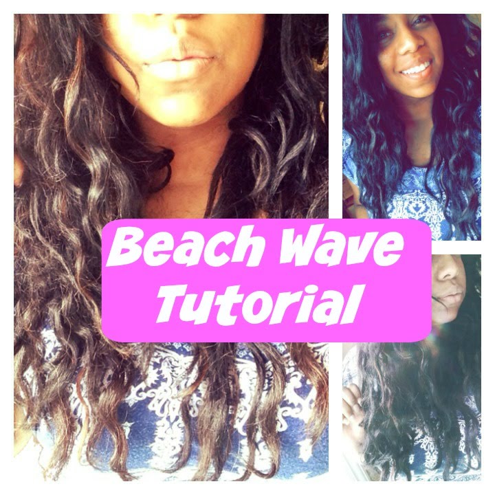 Beach Waves - Hair Tutorial w/ Synthetic Hair - YouTube