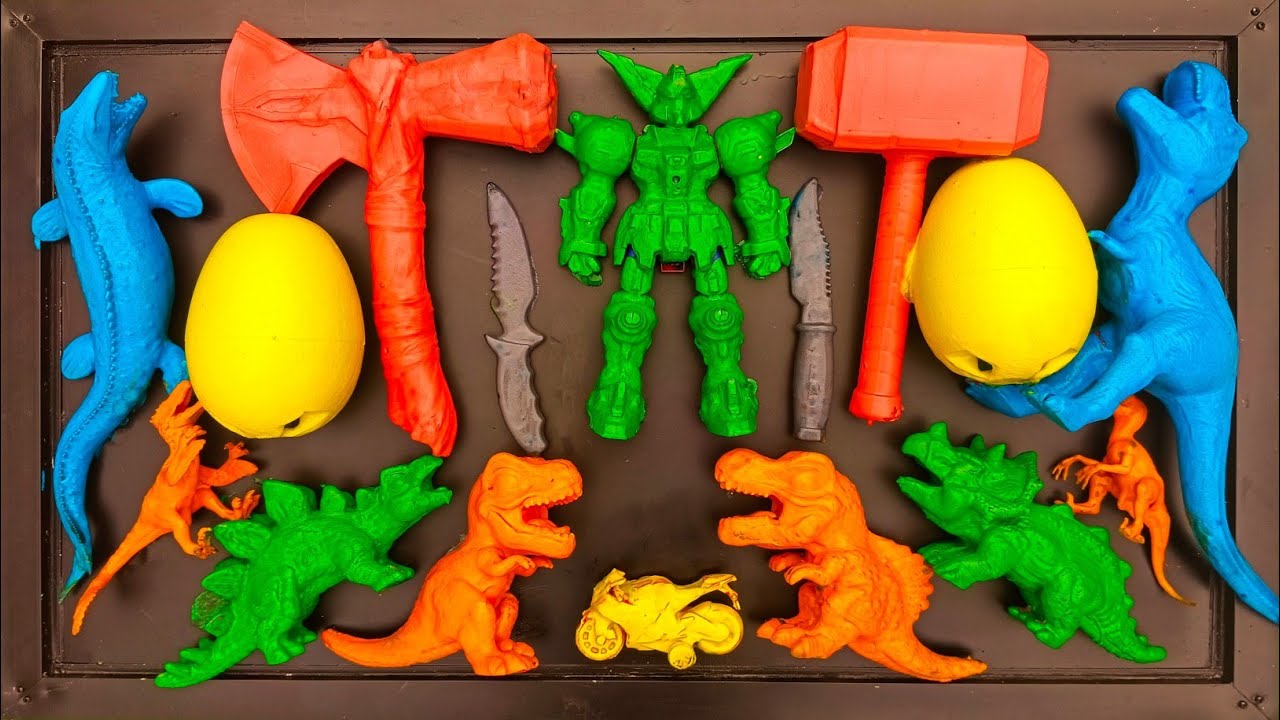 Satsfying Amazing Dino Adventur Nerf Guns, Spinosaurus, Shootgun ...