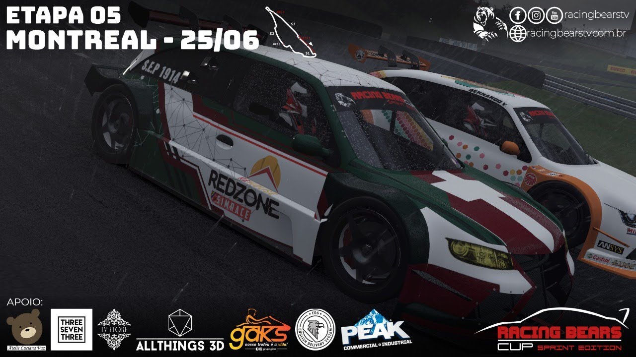 RACING BEARS CUP SPRINT EDITION GRID A | 5º ETAPA | MONTREAL #5 | AMS2 ...