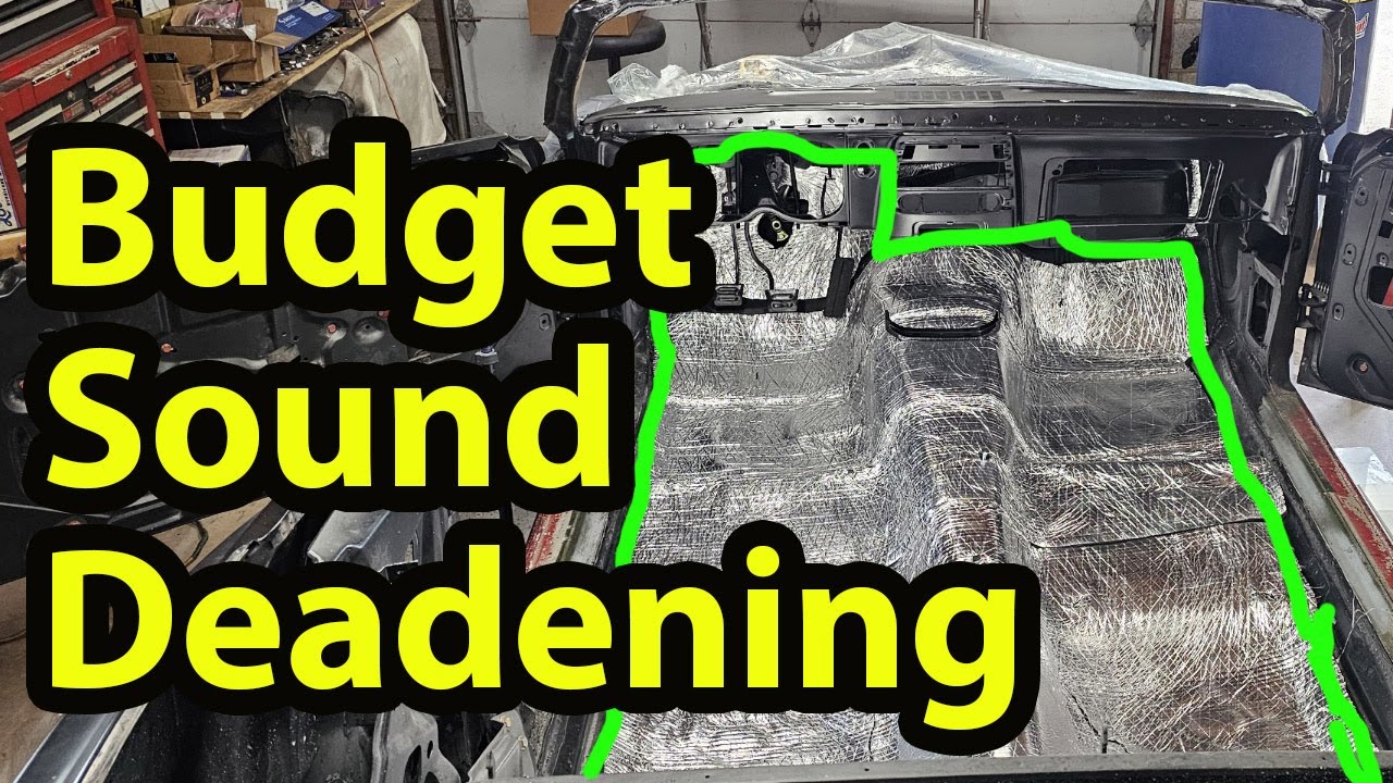 How to Install Budget Sound Deadener in a Classic Car or Truck - YouTube