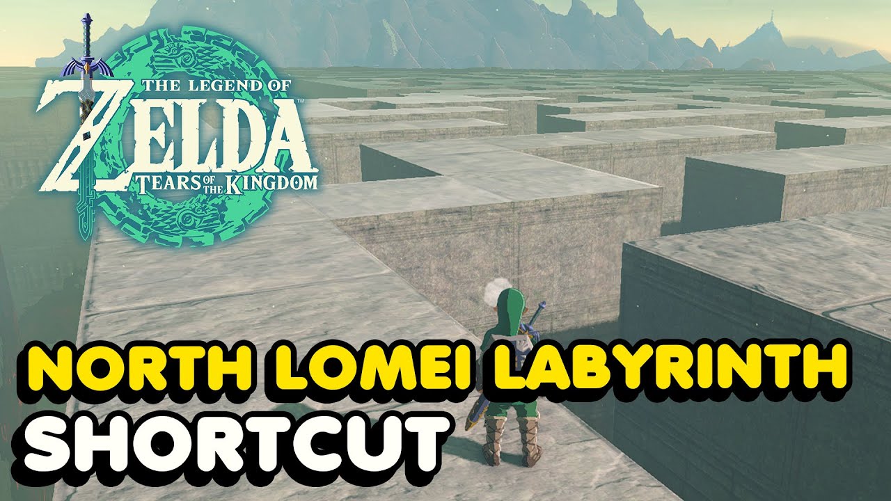 North Lomei Labyrinth SHORTCUT In Zelda Tears of The Kingdom - YouTube