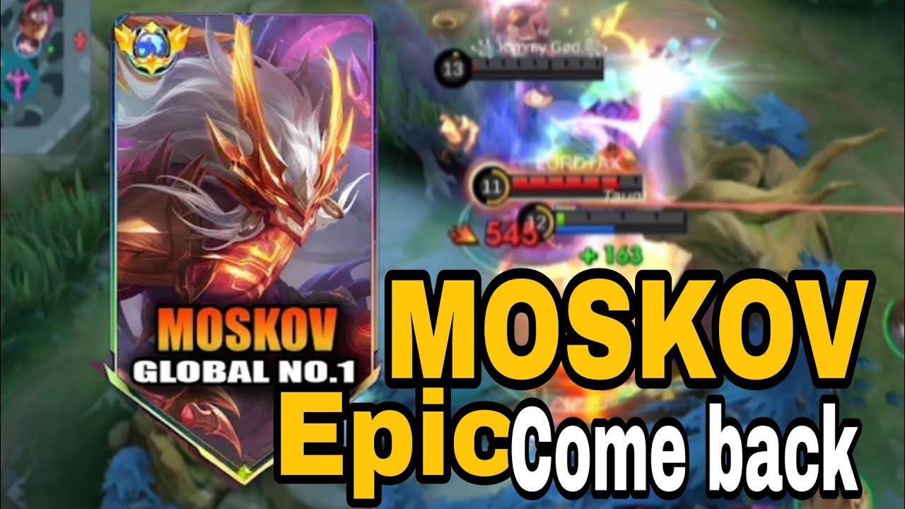 Moskov impossible epic come back gameplay! nightzy playz! mobile legend ...