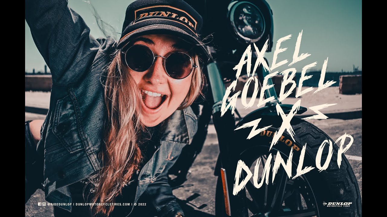 Becky "Axel" Goebel X Dunlop Motorcycle Tires. - YouTube