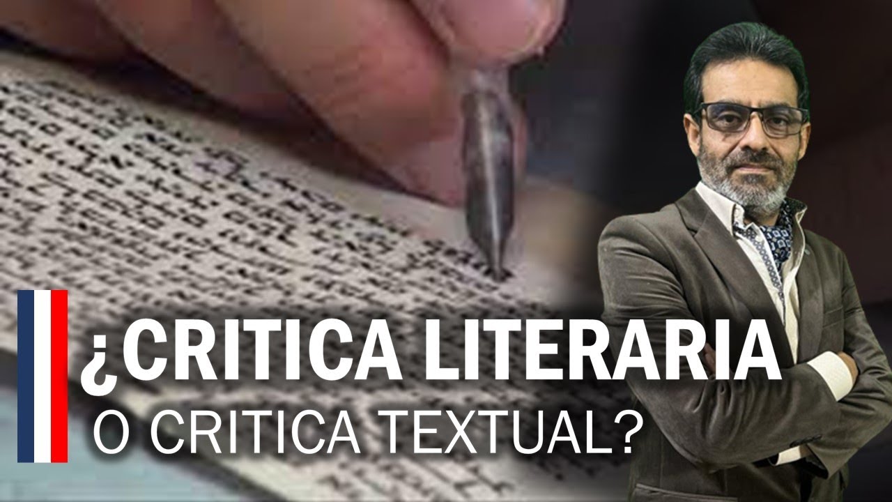 ¿Critica Literaria o Crítica Textual? - YouTube