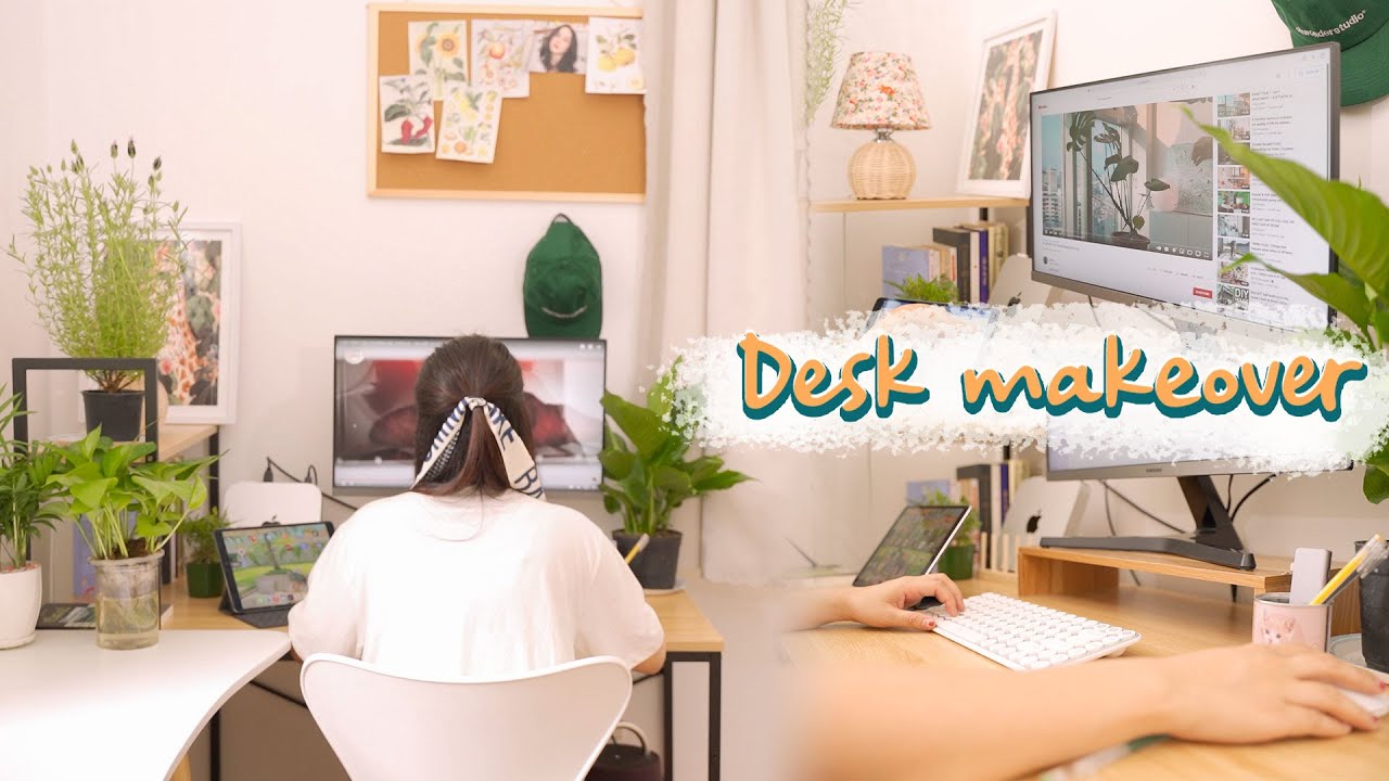 Unboxing & Desk Decor: Góc làm việc cực Chill cho creator | Châu Giang ...