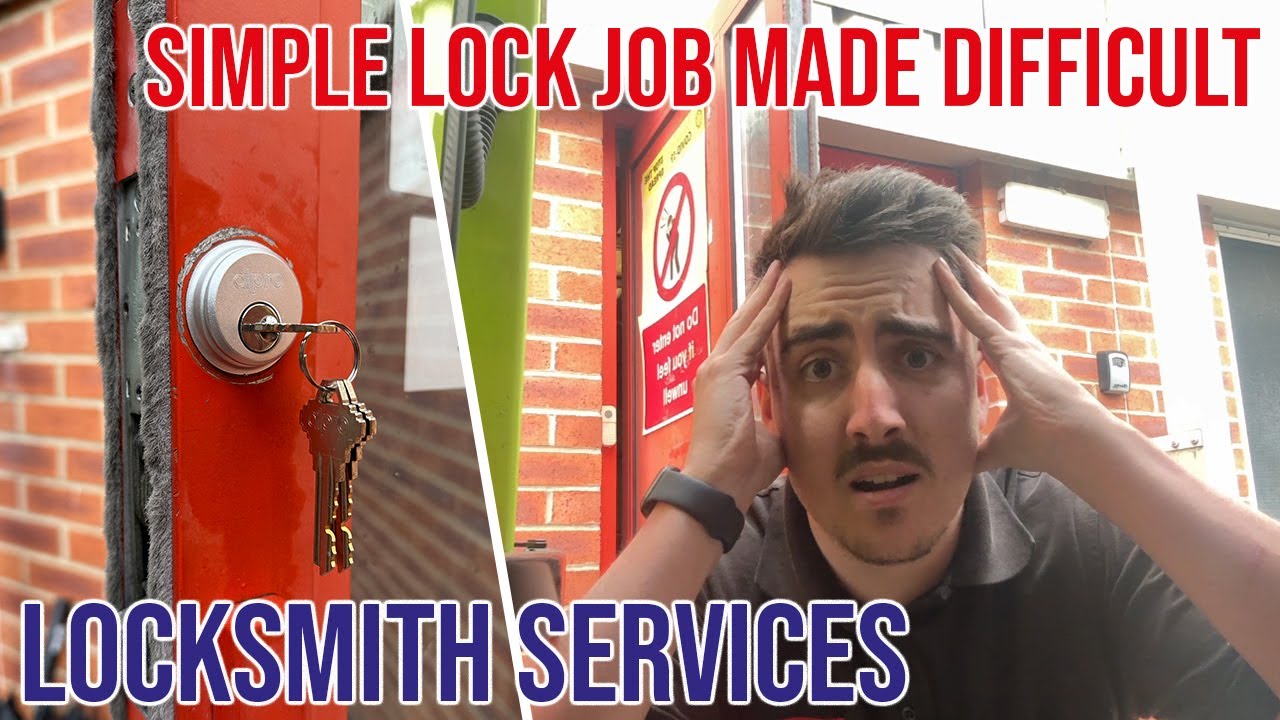 Simple Lock Job Made Difficult - Locksmith Services - YouTube