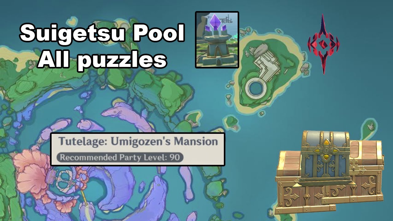 Suigetsu Pool / All Puzzles / Palace in a Pool - YouTube