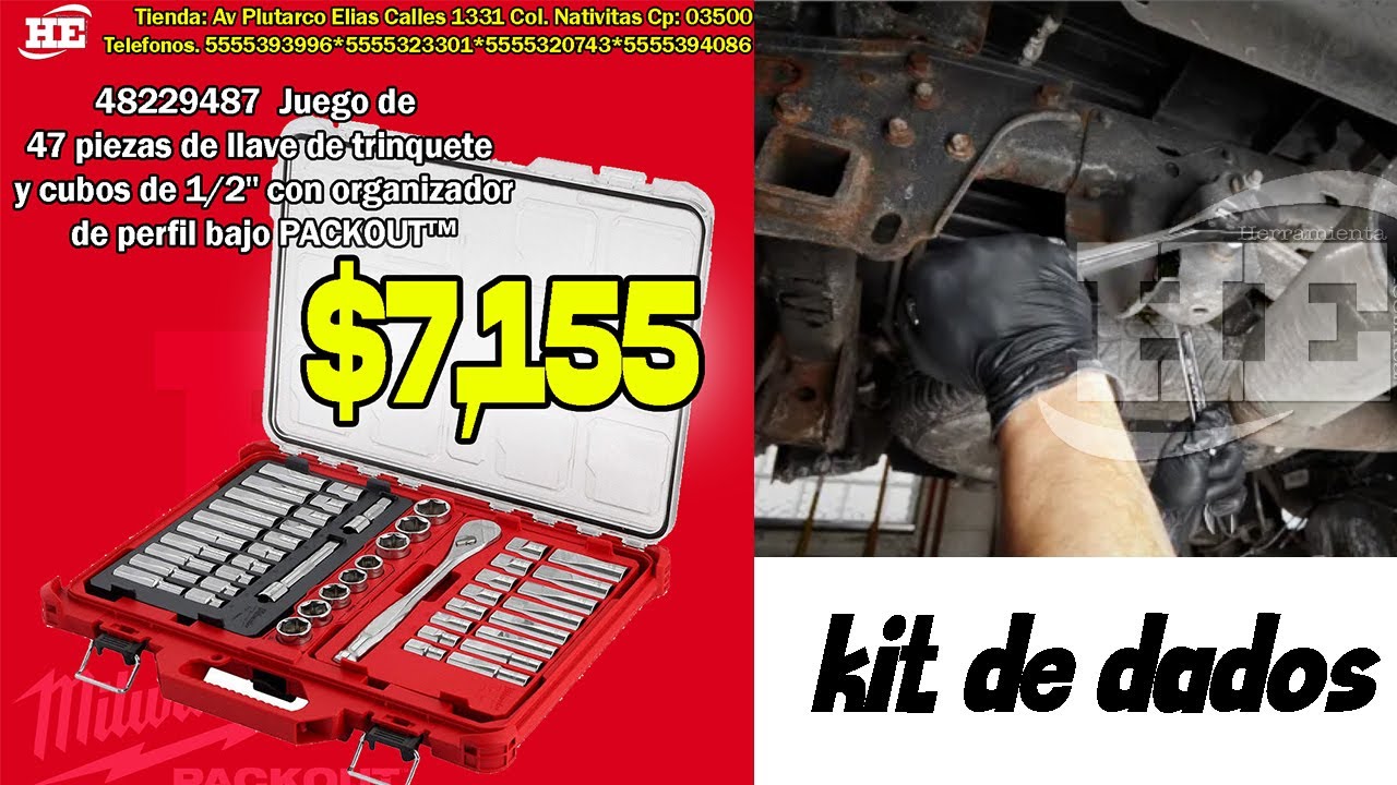 Dados para Mecánicos Milwaukeetool - YouTube
