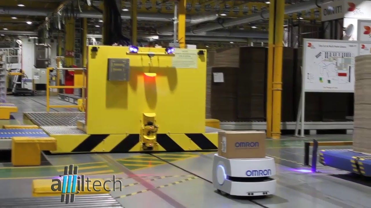 Amiltech Omron - Scanner de segurança laser OS32C - YouTube