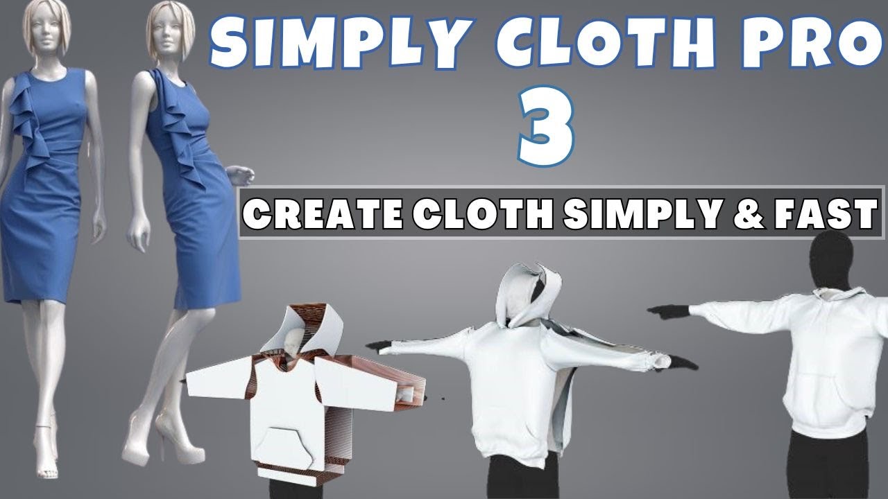 Simply Cloth Pro Blender : Create Cloth Simply and Fast in Blender ...