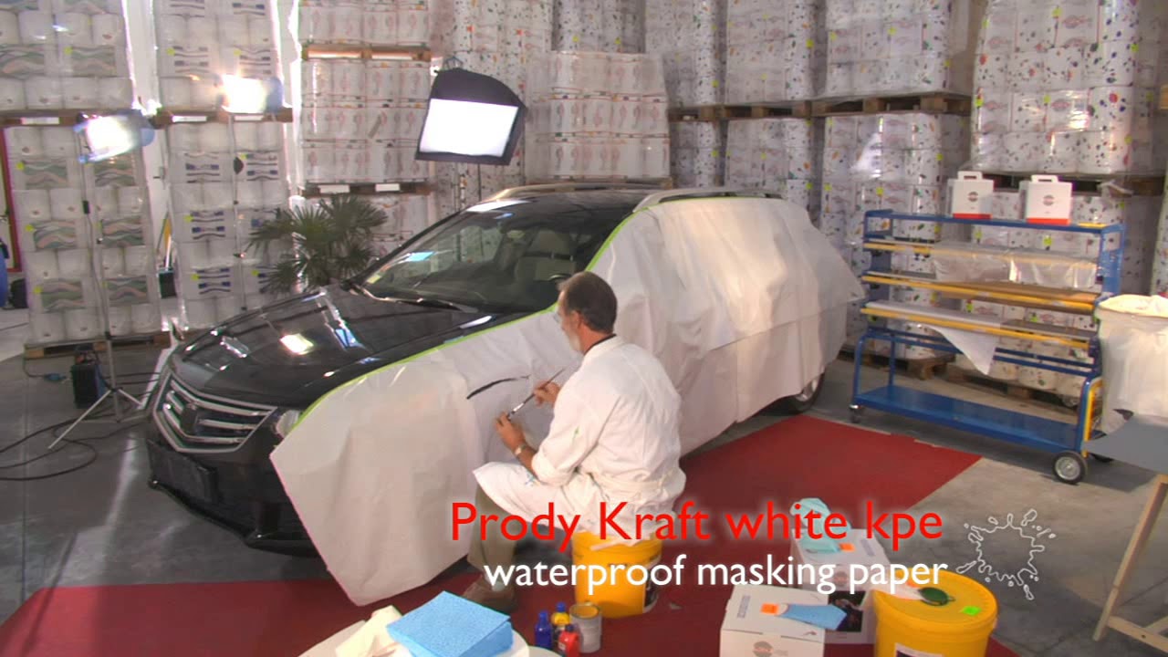 Carta Kraft Idrorepellente - Kraft Masking Paper Waterproof - YouTube