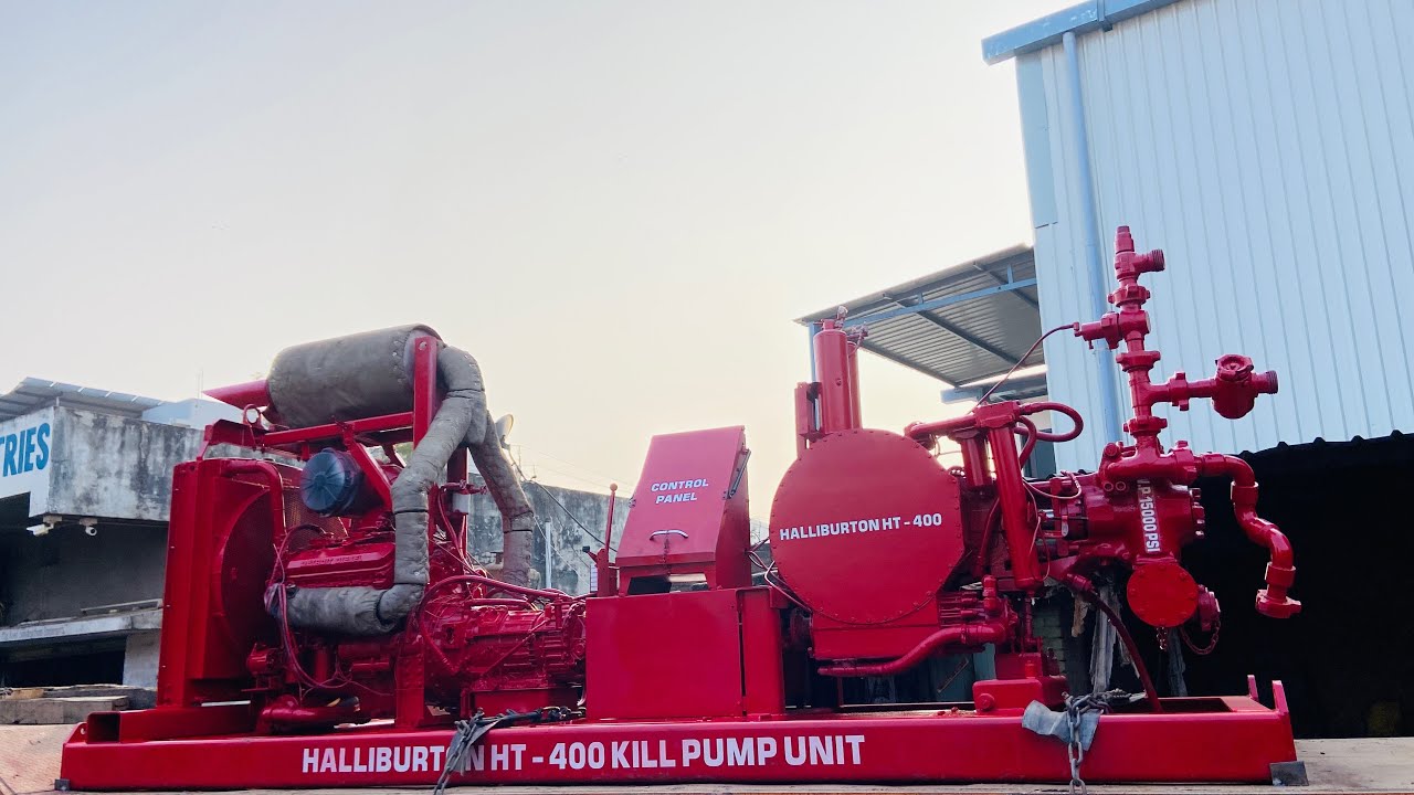 HALLIBURTON HT400 KILL PUMP UNIT - YouTube