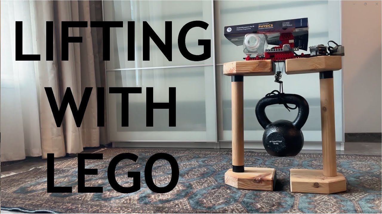 Lifting 12 kgs or 26lbs with Lego - YouTube