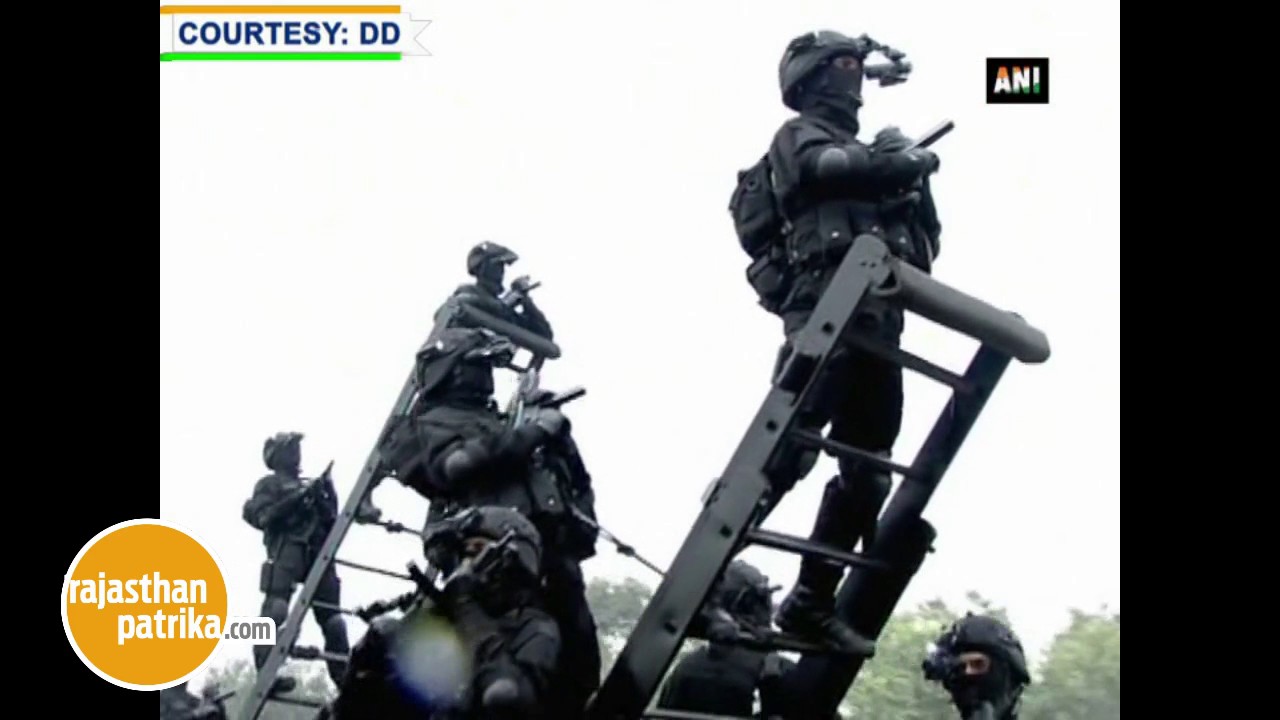 NSG Commandos march in full armed gear at 68th Republic Day parade ...