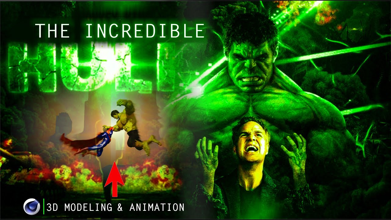 Incredible Hulk - 3d Speed Modeling And Animation - YouTube