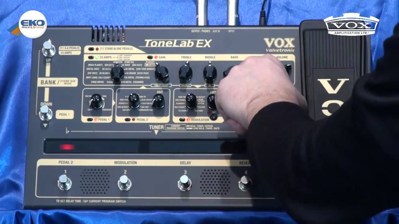 VOX TONELAB EX video tutorial - parte 3 - YouTube