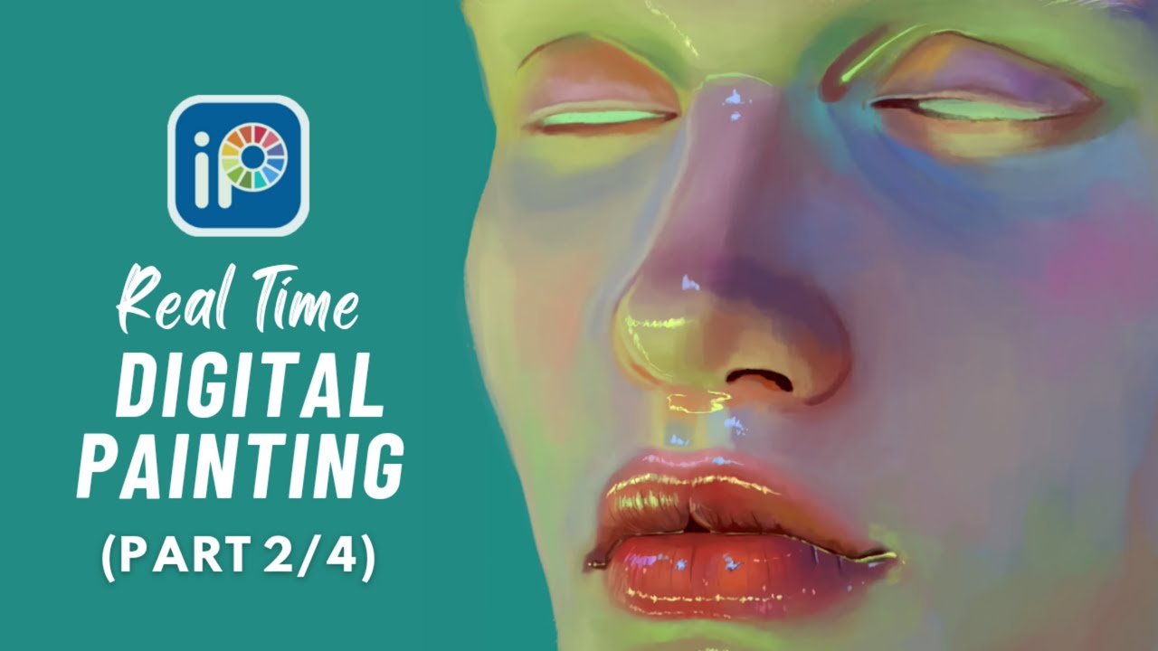 REAL TIME Digital Painting Process : Rendering (Part 2/4) | [ Ibispaint X iPad Art ] - YouTube