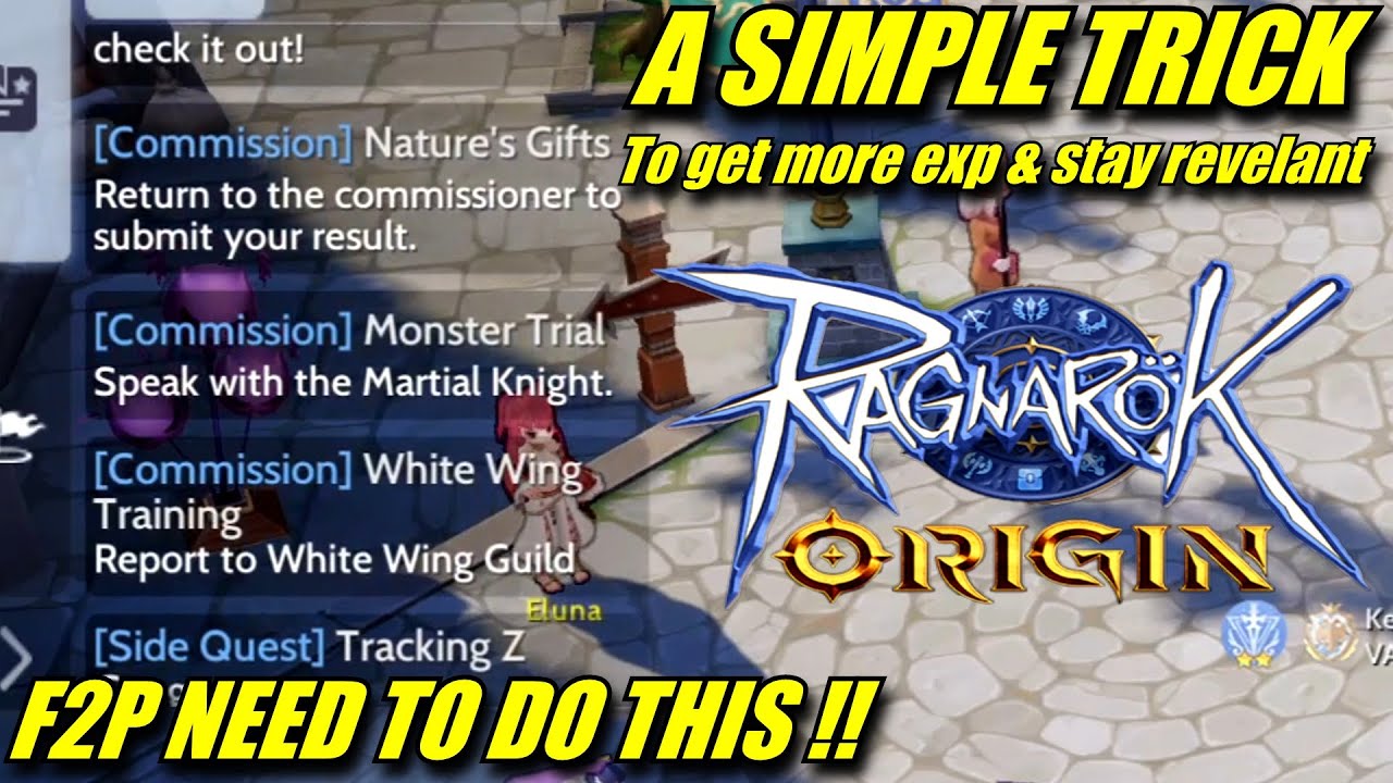 Do This Simple Trick to Get More Exp !! Especially F2P - Ragnarok ...