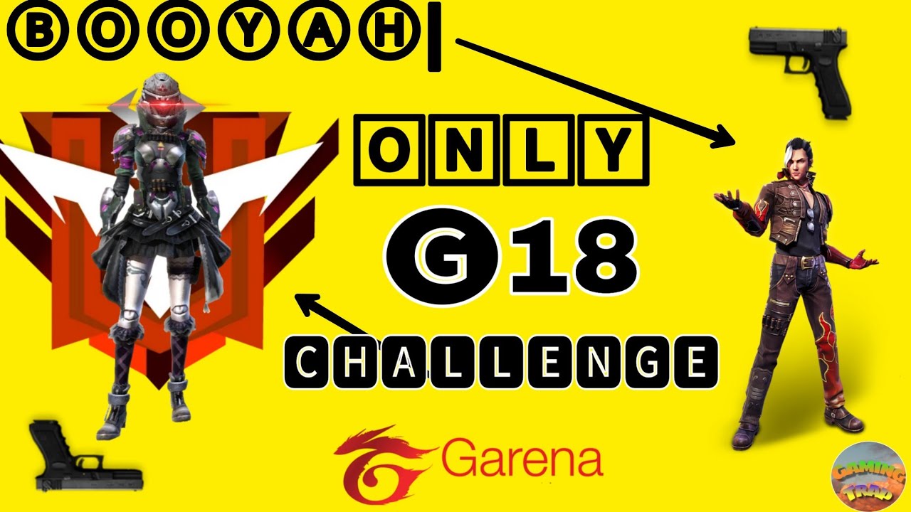 ONLY G18 CHALLENGE IN FREE FIRE #GAMINGTRAP #RANKEDMATCH - YouTube