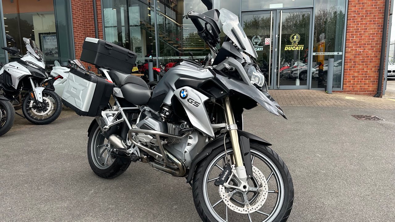 BMW R 1200 GS (Grey) walkaround with engine sound for sale - YouTube