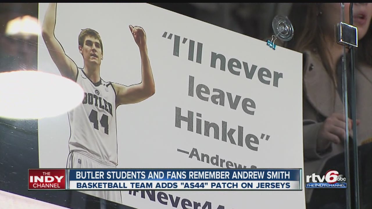 Butler students and fans remember Andrew Smith - YouTube