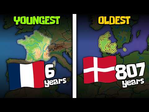 The Real Age of Every European Flag