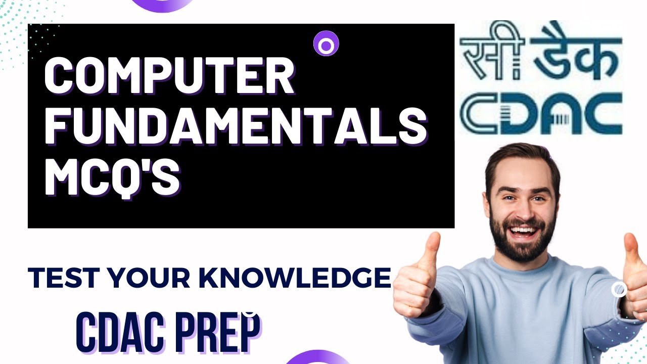 Computer fundamentals MCQ's | Test your knowledge | Basics | CDAC exam ...