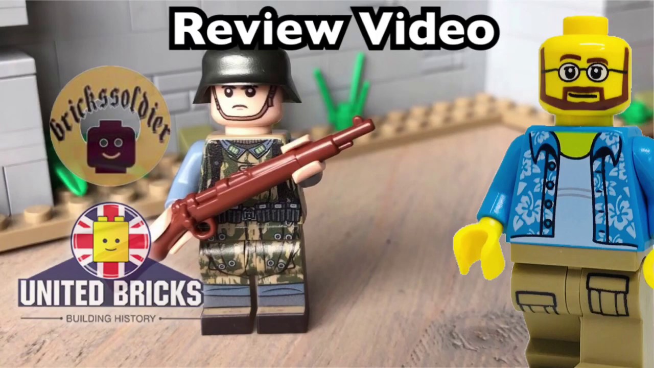 WW2 Lego Brickssoldier/United Bricks WW2 Luftwaffe Field Soldier ...