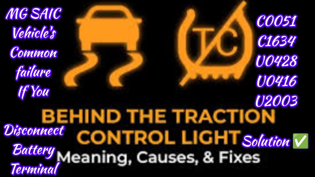 MG Vehicle Common failure If You Disconnect Battery Terminal C0051 ...