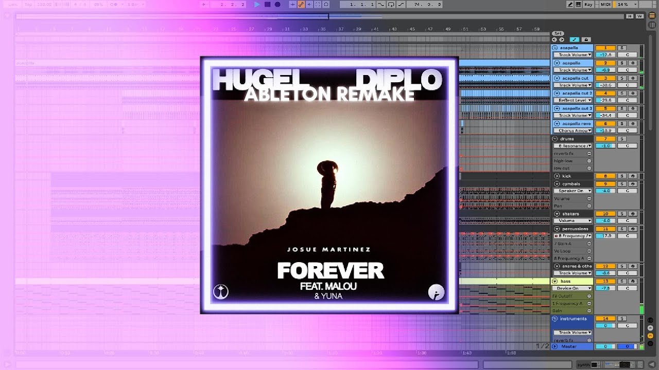 HUGEL, Diplo - Forever (feat. Malou & Yuna) (Ableton Remake) - YouTube