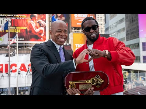 Eric Adams Honors Diddy the Key To New York City - YouTube