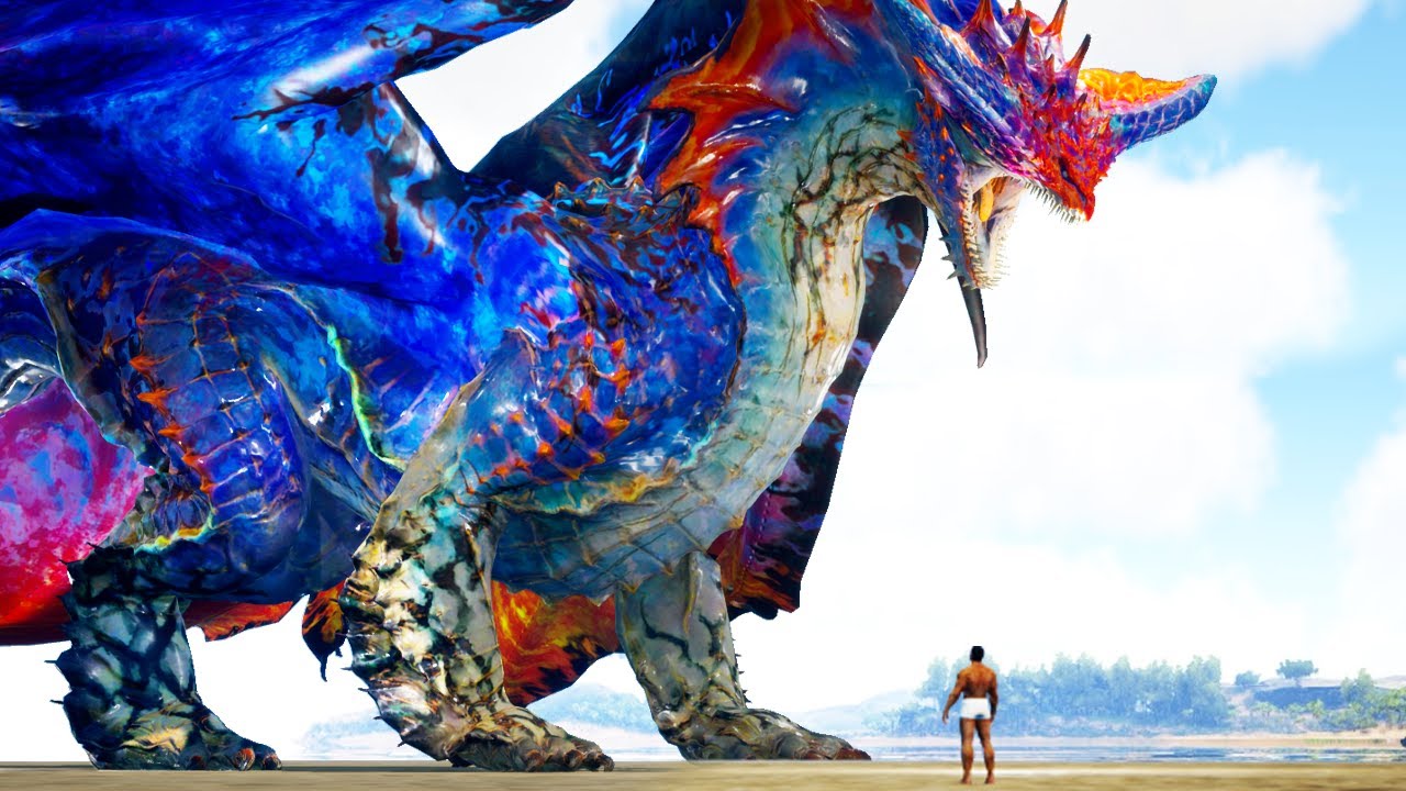 NEW Iceborne Monster NAMIELLE IS EPIC IN ARK! - (12) Ark Survival ...