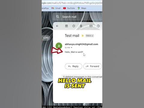 Send Mail through Gmail using Python | #pythontips #pythonhacks # ...